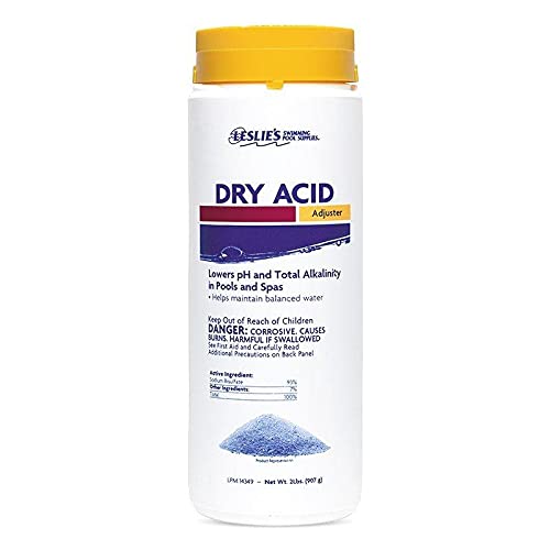Leslie's pH Down - Granular Dry Acid, Sodium Bisulfate - Calcium Buildup Preventative - 2 Pounds