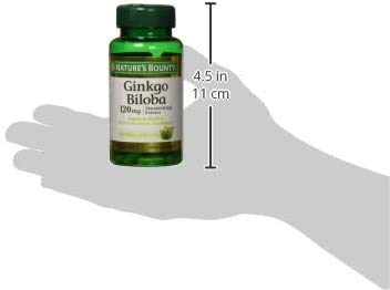 Nature's Bounty Ginkgo Biloba 120 mg 100 ea (Pack of 3)