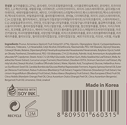 Blithe Pressed Serum Gold Apricot Korean Face Moisturizer - Creamy Niacinamide Serum for Natural Glow & Radiance, Freckle Remover & Skin Brightening Cream for Face 0.74 Fl Oz