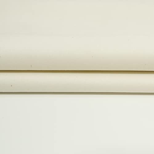 Roc-Lon 107/108 Crease Resistant Poly/Cotton, Cut by Yard, Unbleached/Natural