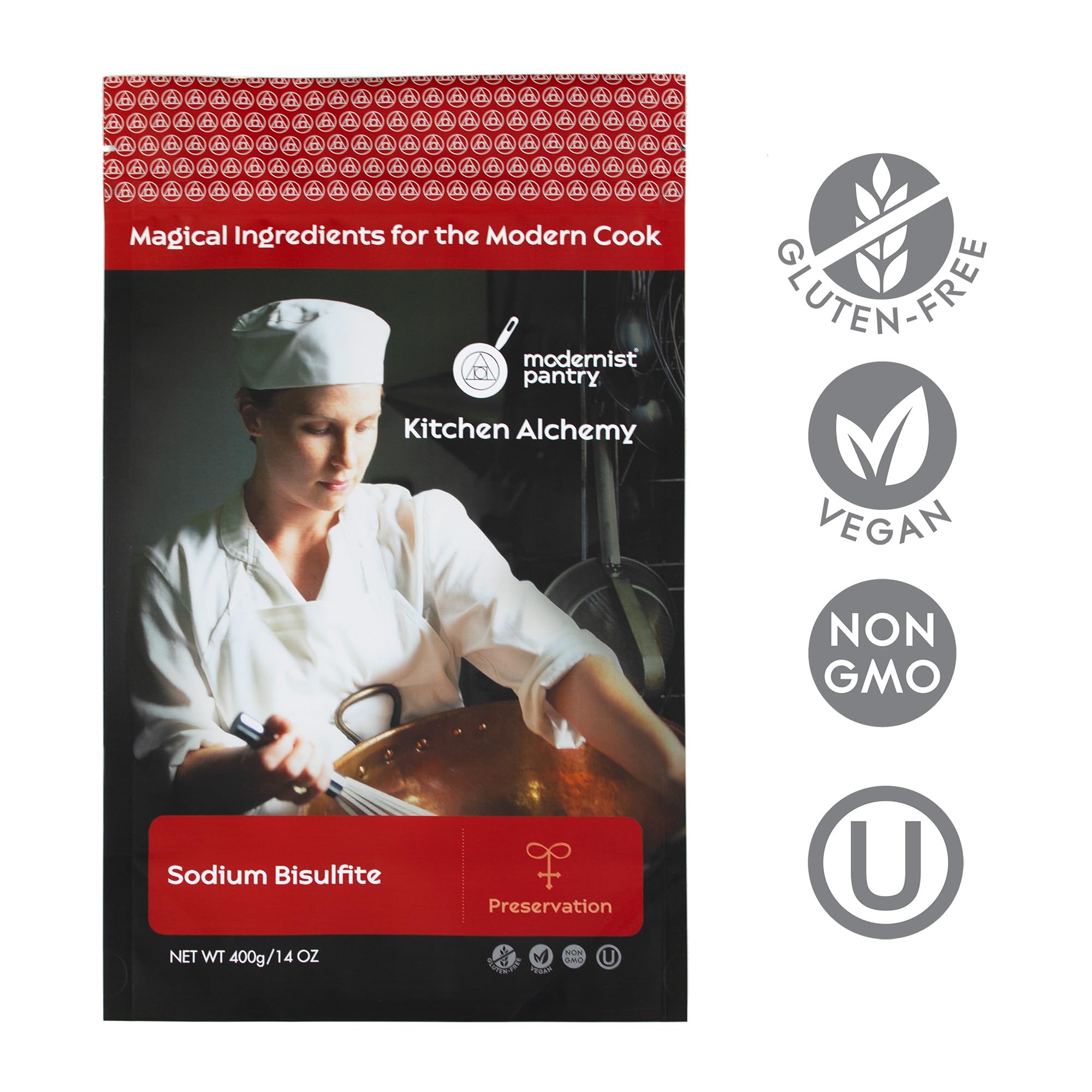 Sodium Bisulfite ⊘ Non-GMO Gluten-Free Vegan OU Kosher Certified - 400g/14oz