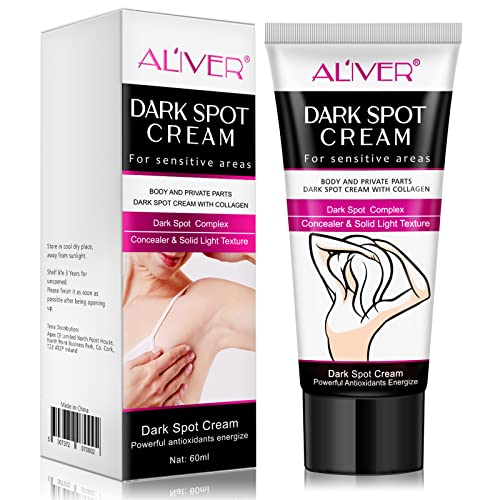Dark Spot Cream, Natural Underarm Cream, Dark Spot Cream Corrector for Neck and Dark Spots, Sun Spots, Age Spots, Hyperpigmentation, Even Sensitive Skin-Instant Result