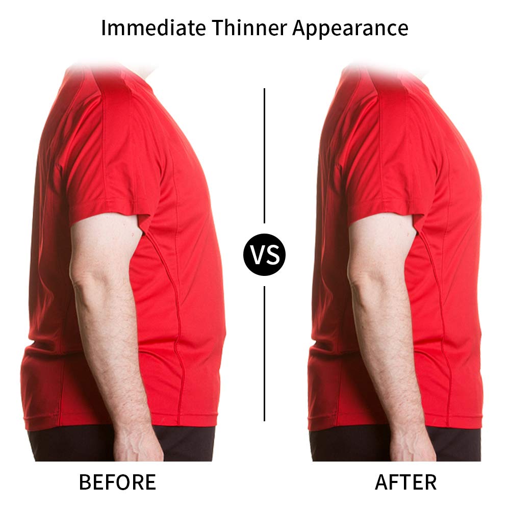 GSKS Mens Body Shaper Compression Tank Top Slimming Shapewear Abdomen Undershirts