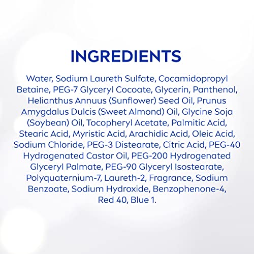 NIVEA Coconut and Almond Milk Body Wash with Nourishing Serum, 20 Fl Oz Bottle