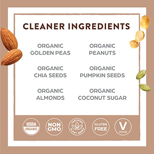 Orgain Simple Organic Vegan Protein Powder, Chocolate - 20g of Plant Based, Made with Fewer Ingredients and Without Dairy, Gluten and Stevia, Kosher, Non-GMO, 1.25 Lb (Packaging May Vary)