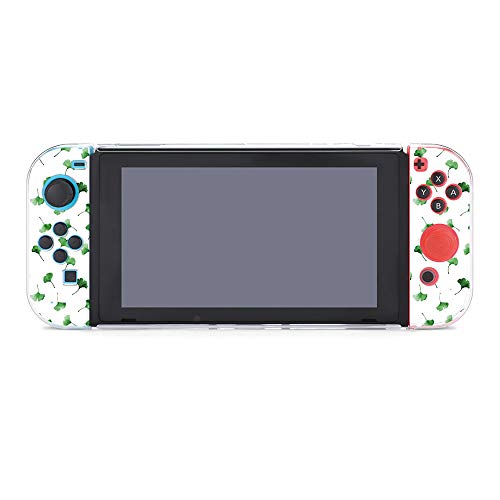 SUPNON Seamless Background with Ginkgo Leaves Compatible with Nintendo Switch Console & Joy-Con Protective Case, Durable Flexible Shock-Absorption Anti-Scratch Drop Protection Cover Shell Design37779