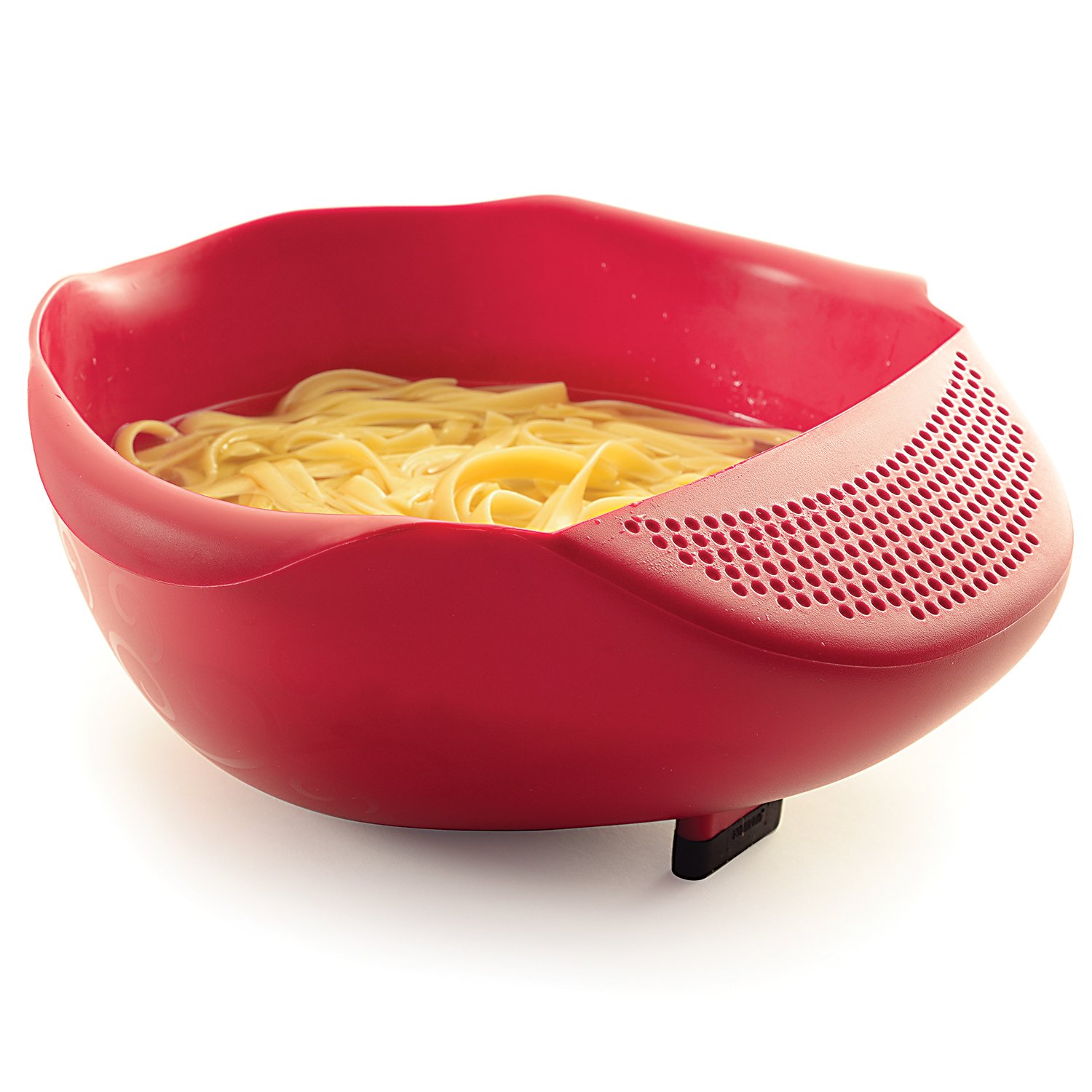 Norpro NOR-2176 Serving Bowl with Strainer , Red
