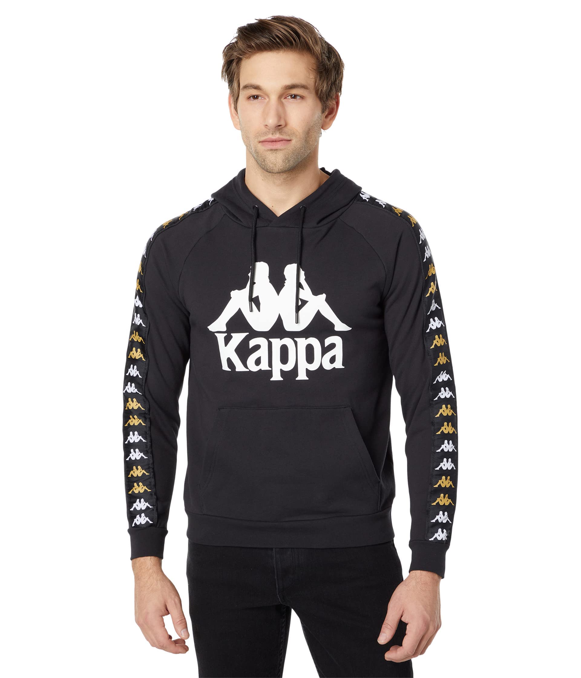 Kappa 222 Banda Hurtadon Black Smoke/Yellow Light/Bright White XL