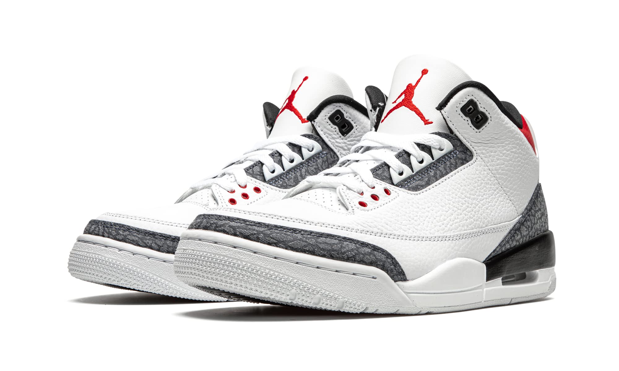 Nike Men's AIR JORDAN 3 RETRO SE-T Basketball Shoe, White Fire Red Black, 7 UK
