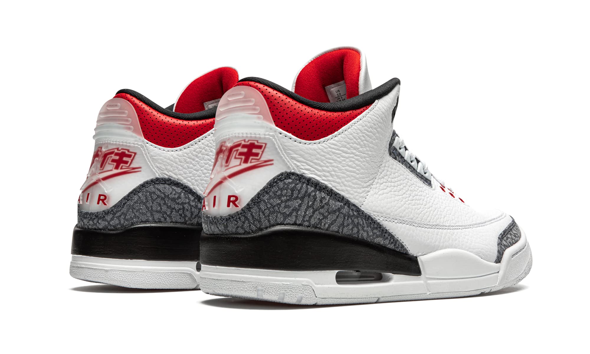 Nike Men's AIR JORDAN 3 RETRO SE-T Basketball Shoe, White Fire Red Black, 7 UK