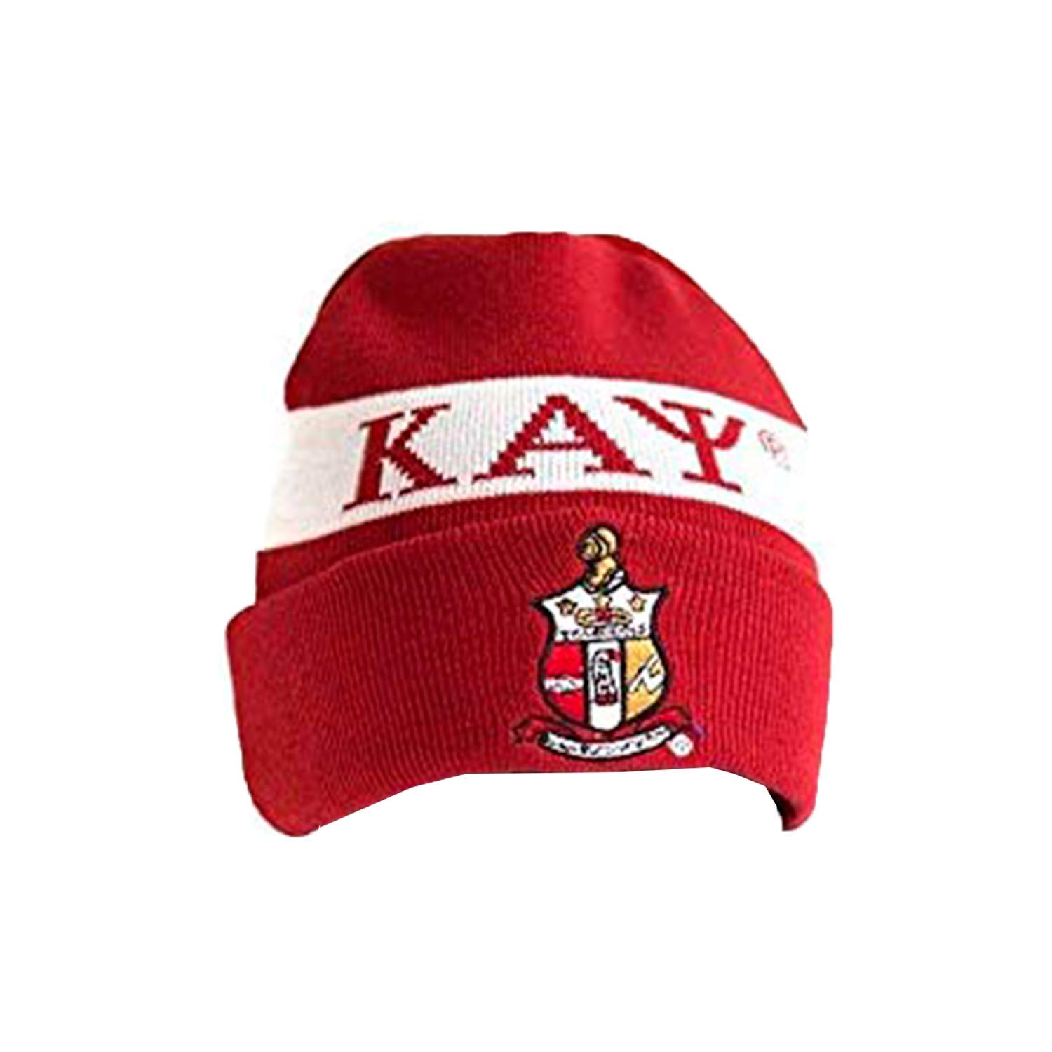 Kappa Alpha Psi Knit Beanie Red/White