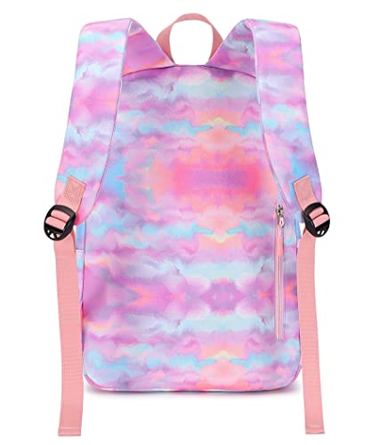 Swacort Backpacks Hot Pink Lightweight Backpack Women Casual Large Bookbag Canvas Daykpack Anti-Theft Durable Travel Backpack