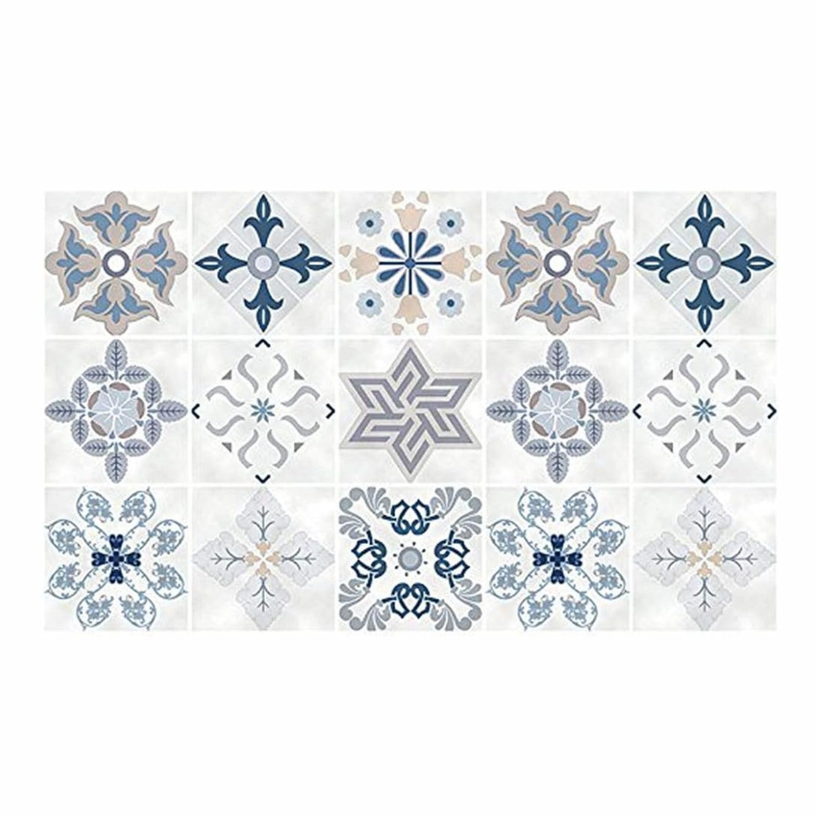 Moyishi Kitchen Backsplash Wallpaper Stickers Waterproof Oilproof High Temperature Resistant Transparent Art Design, 60cmx1M (White)