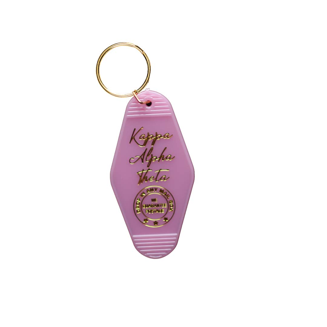 Sorority Shop - Kappa Alpha Theta Vintage Motel Keychain