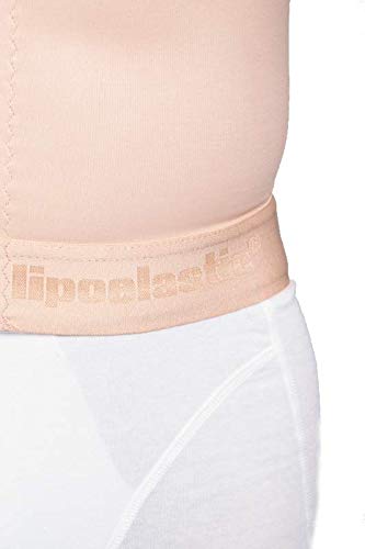 LIPOELASTIC® MTm Comfort - Compression Vest with Front Zipper Fastening (L, BLACK)