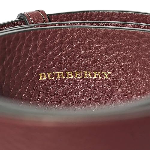 Burberry Ladies Deep Claret Small Belt Bag Grainy Leather Belt