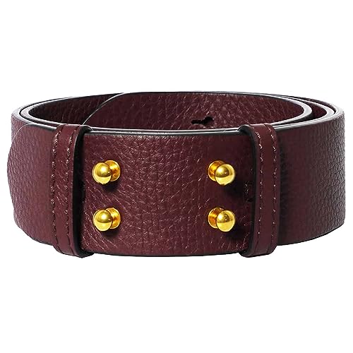 Burberry Ladies Deep Claret Small Belt Bag Grainy Leather Belt