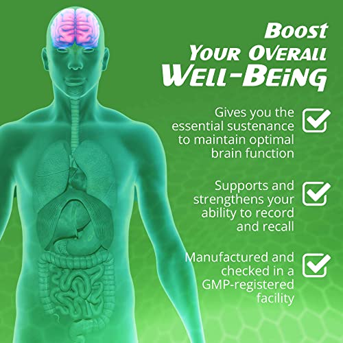 RaDoTech Ginkgo Biloba Support Brain Function, Supplements for Memory and Focus, Natural Antioxidant-Rich, Promotes Overall Health, 120 Vegetarian Capsules, GMP