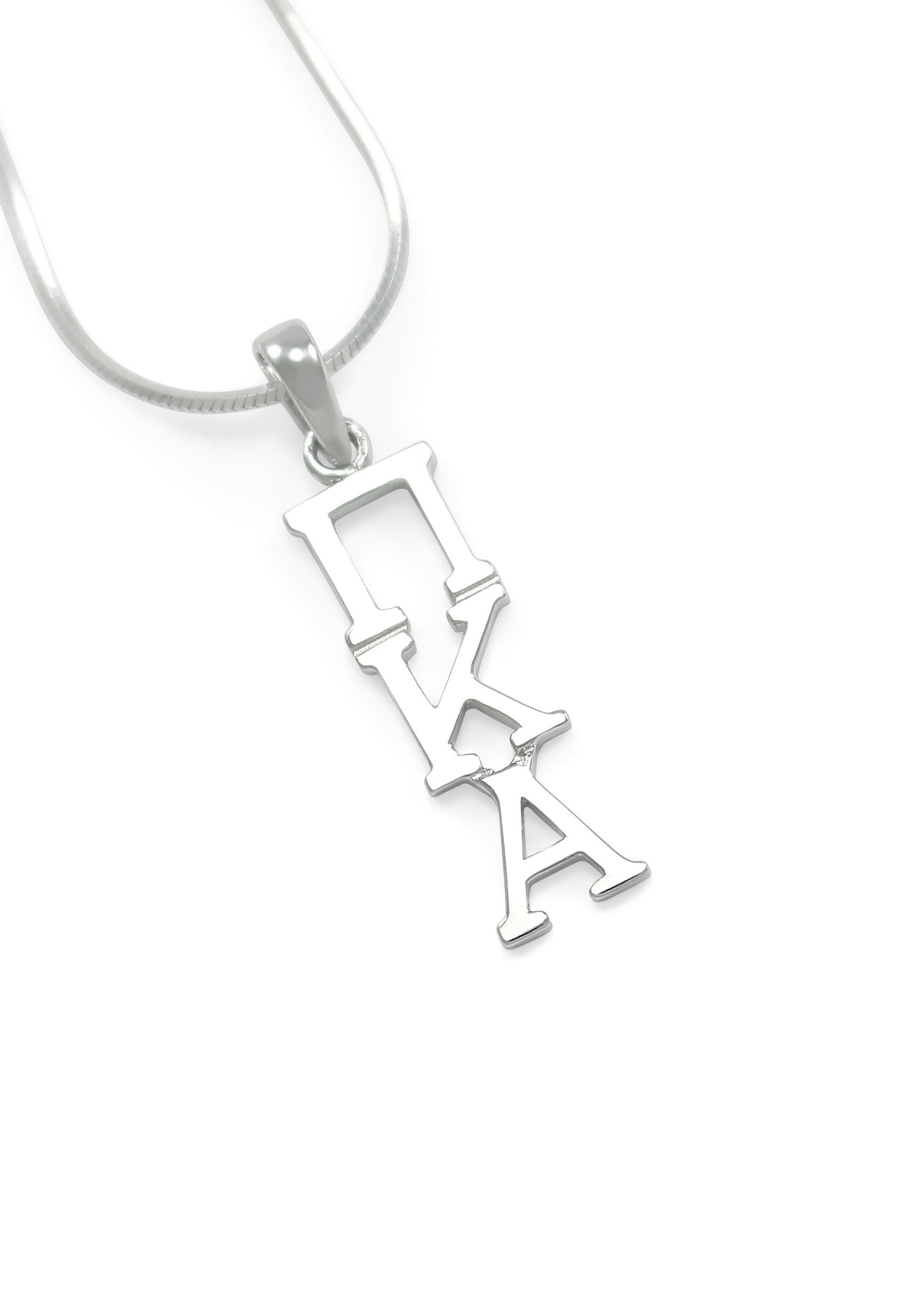 The Collegiate Standard Pi Kappa Alpha Fraternity Classic Sterling Silver Lavaliere/Fraternity Gifts