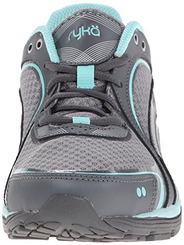 Ryka Women's Sky Walk Walking Shoe, Frost Grey/Aqua Sky/Iron Grey, 9.5 M US