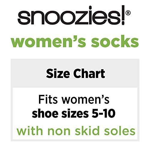 Snoozies Womens Mary Jane Fuzzy Animal Socks | Cat