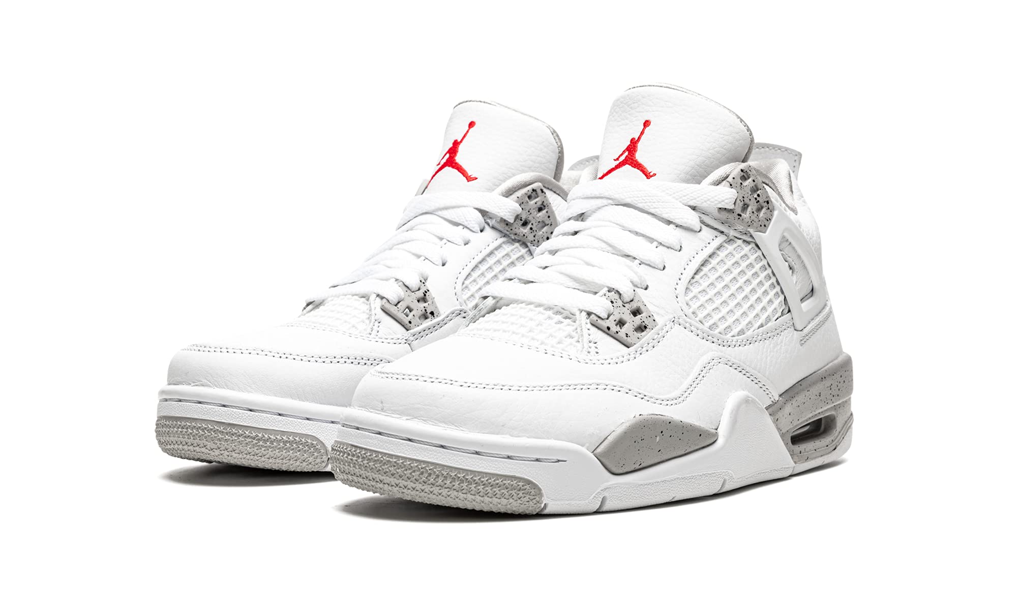 Jordan Youth Air Jordan 4 Retro GS DJ4699 100 White Oreo - Size 3.5Y