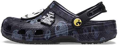 Crocs unisex adult Men's and Women's Classic Disney the Nightmare Before Christmas Clog, Jack Skellington, 6 Women 4 Men US