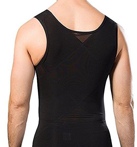 Henicepte Gyno compression shirts for men,Slimming tank top, Fajas para hombres, Body Shaper Undershirt