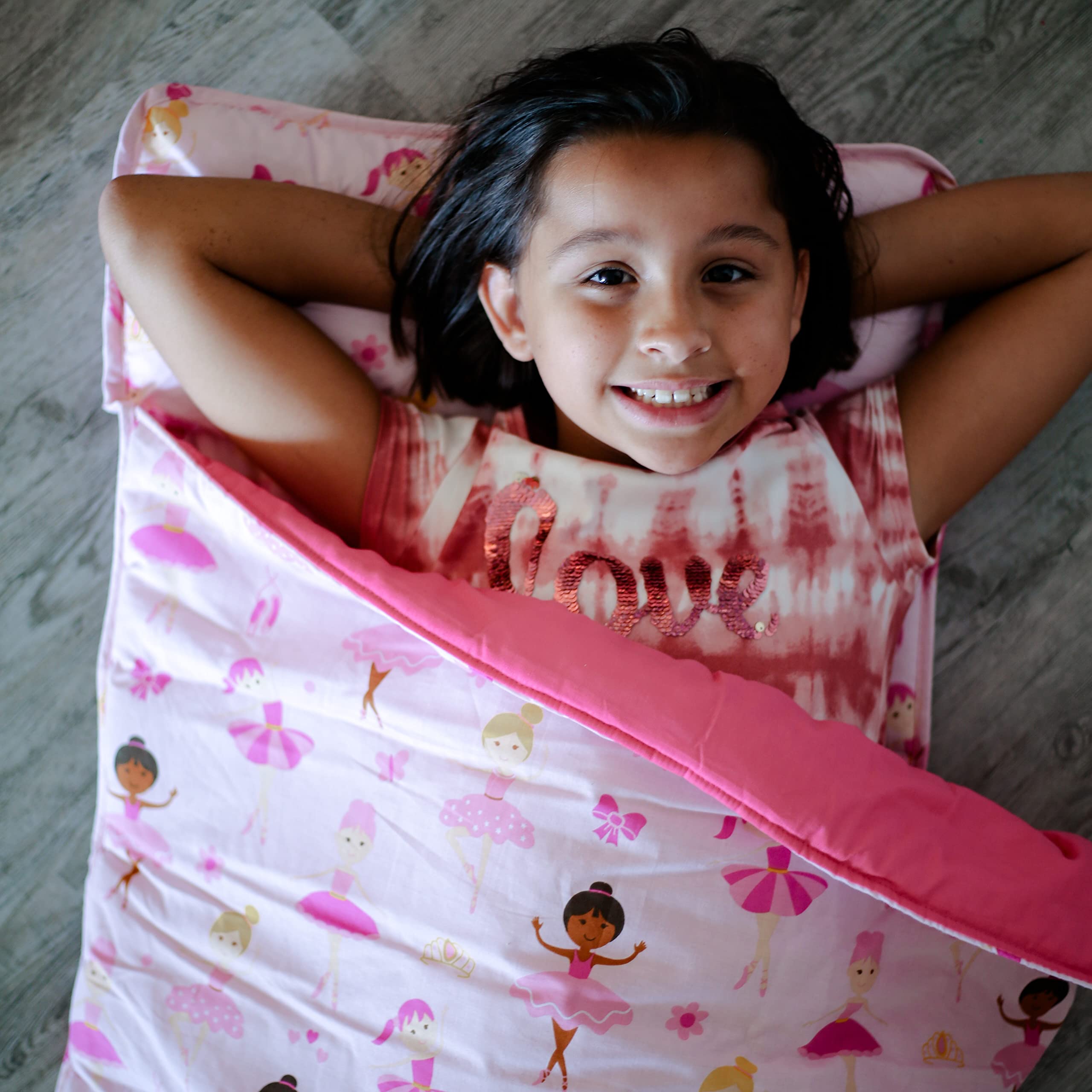 Wildkin 12 Inch Backpack Bundle with Original Nap Mat (Ballerina)
