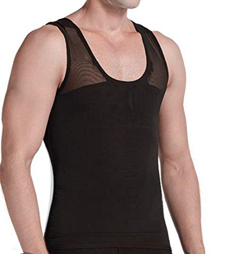 Henicepte Gyno compression shirts for men,Slimming tank top, Fajas para hombres, Body Shaper Undershirt