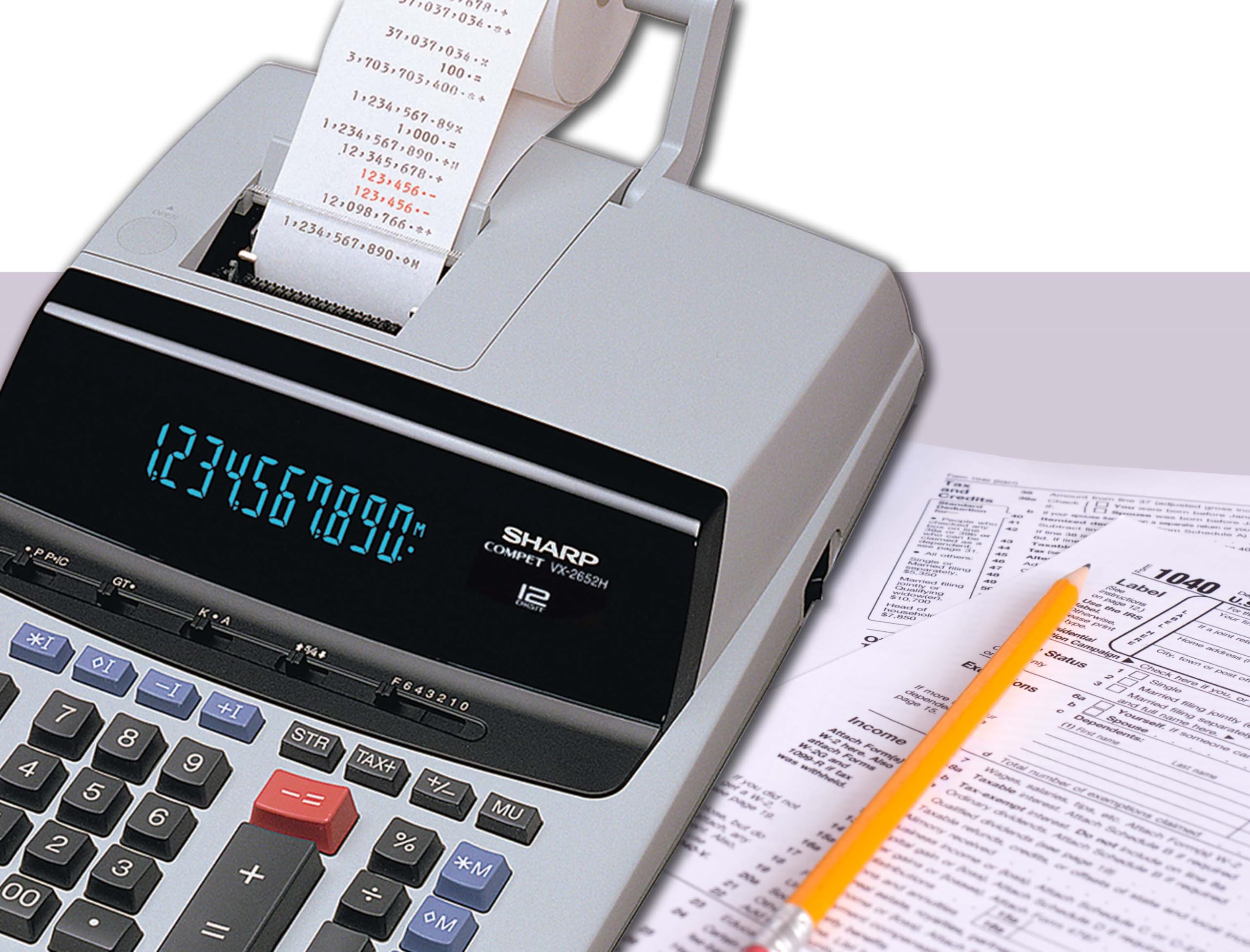 Sharp(R) VX-2652H Commercial-Use Calculator