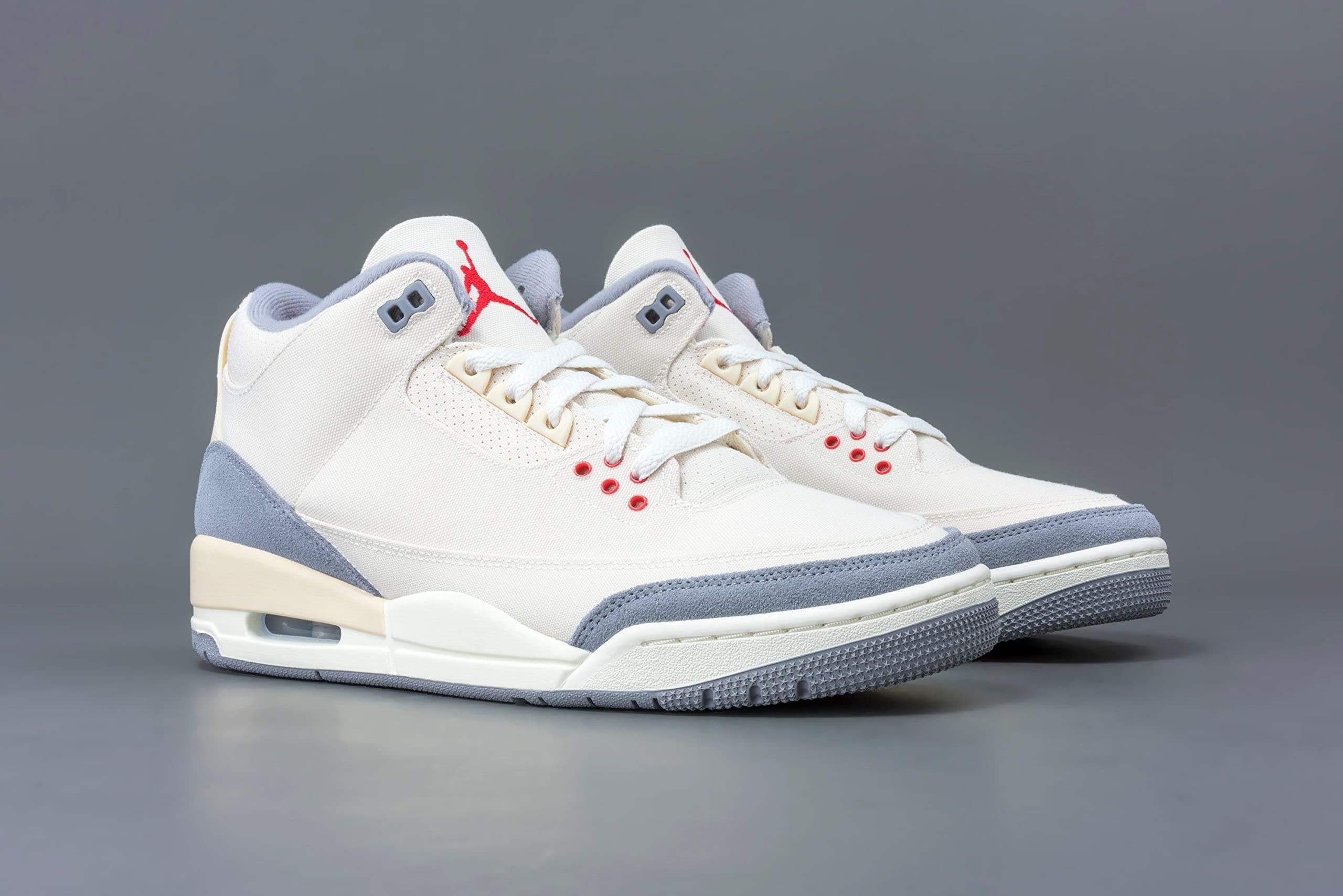 Jordan Mens Air 3 DH7139 100 Muslin - Size 11