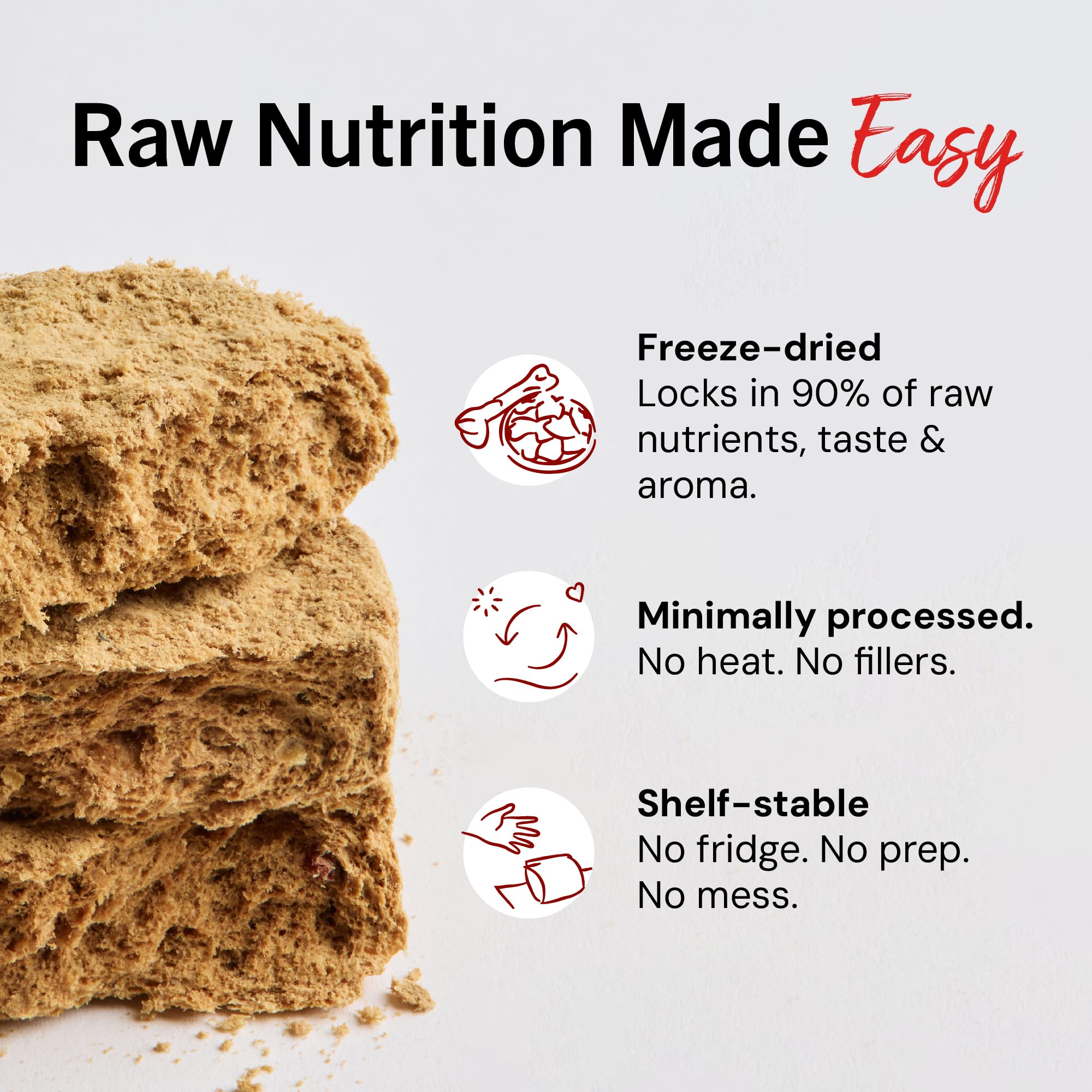 Stella & Chewy’s Freeze Dried Raw Dinner Patties – Grain Free Dog Food, Protein Rich Stella’s Super Beef Recipe – 14 oz Bag