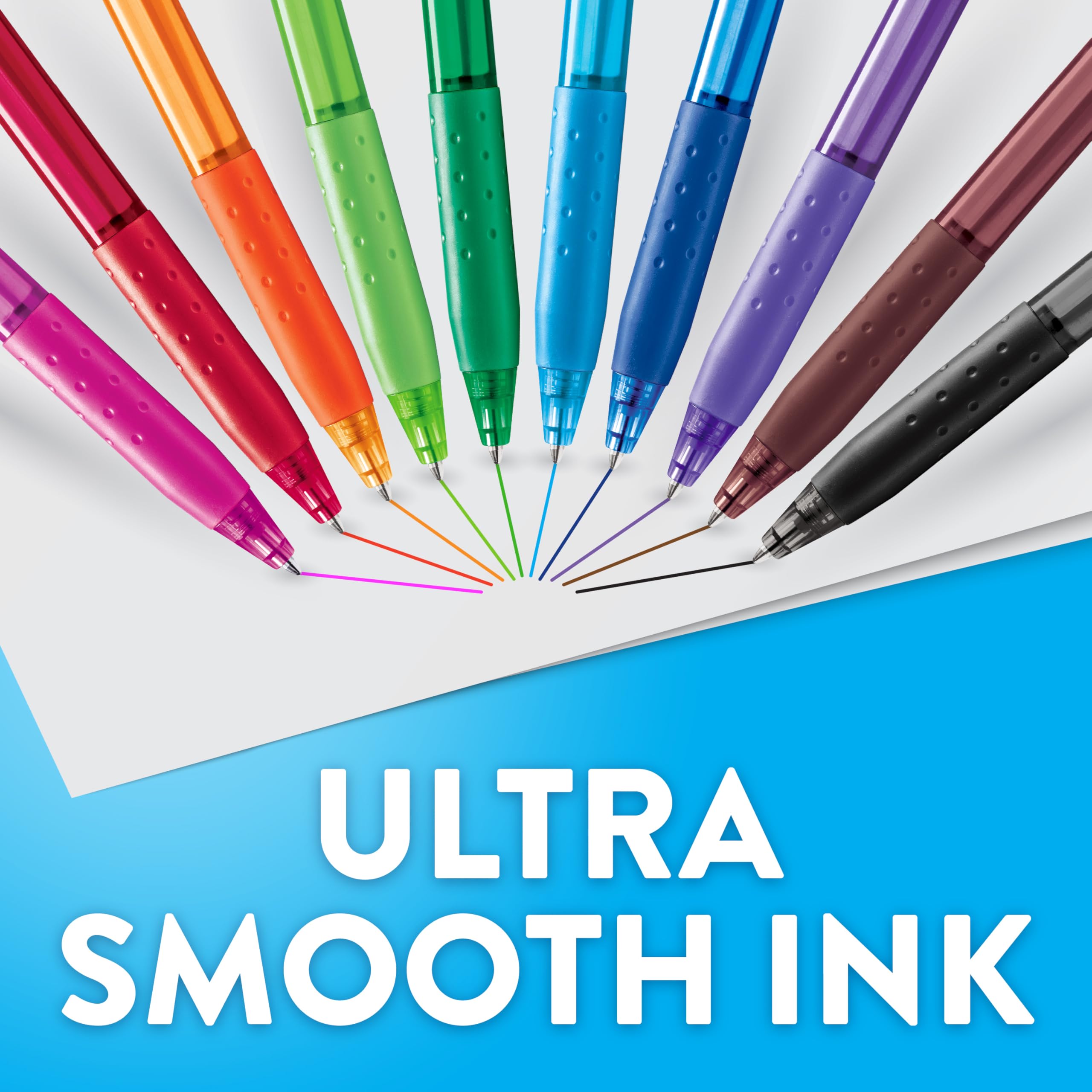 Paper Mate InkJoy 300RT Retractable Ballpoint Pens, Medium Point (1.0mm), Assorted, 8 Count