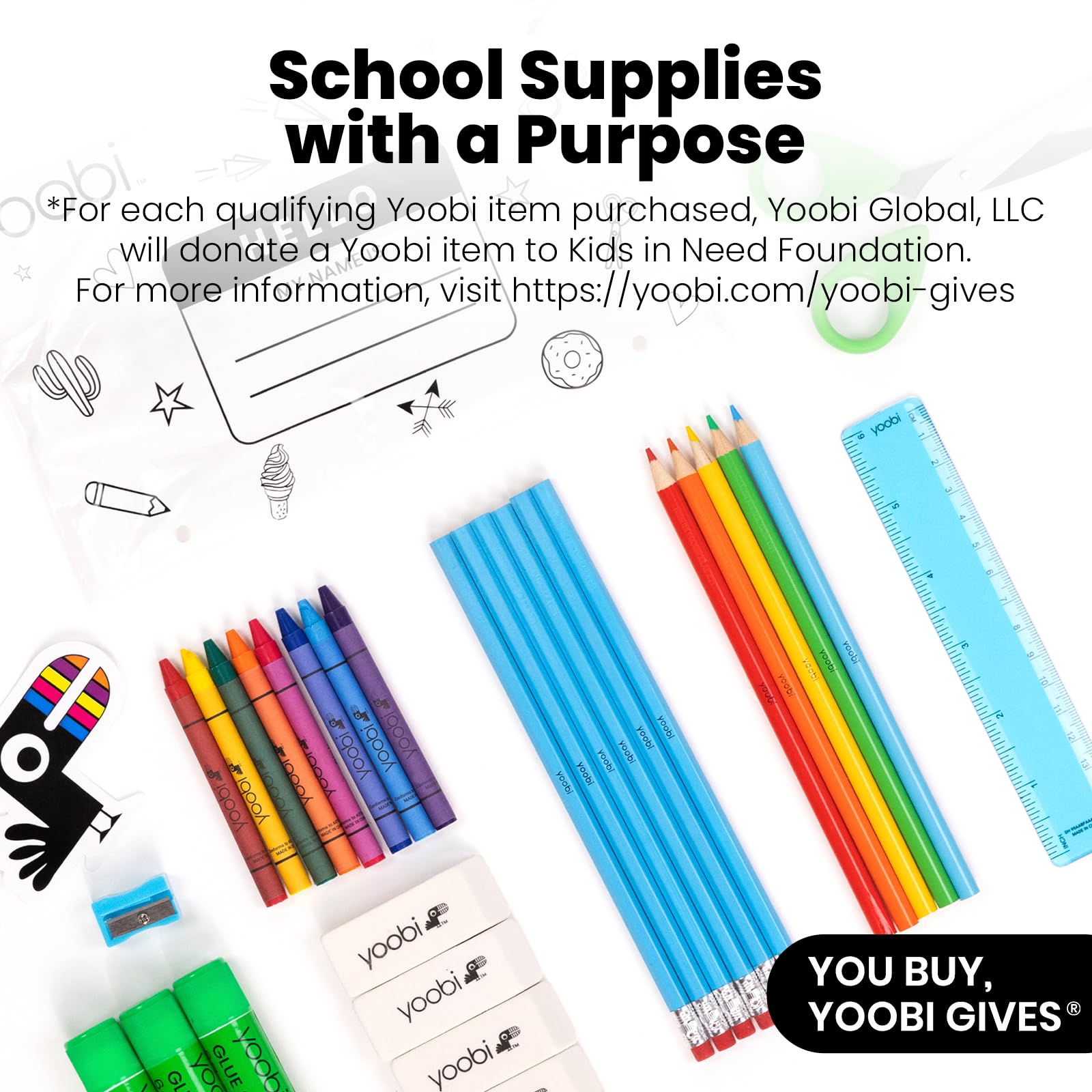 Yoobi Index Card Organization Set - 4 Pack - 3x5 Index Cards with Colorful Tab Dividers in Index Card Cases - 100 Cards Per Box, College Ruled Index Cards, Index Card Dividers Sticker Labels - 4 Pack