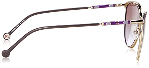 Carolina Herrera Brown SH Violet Butterfly Ladies Sunglasses CH 0029/S 0S9E QR 60