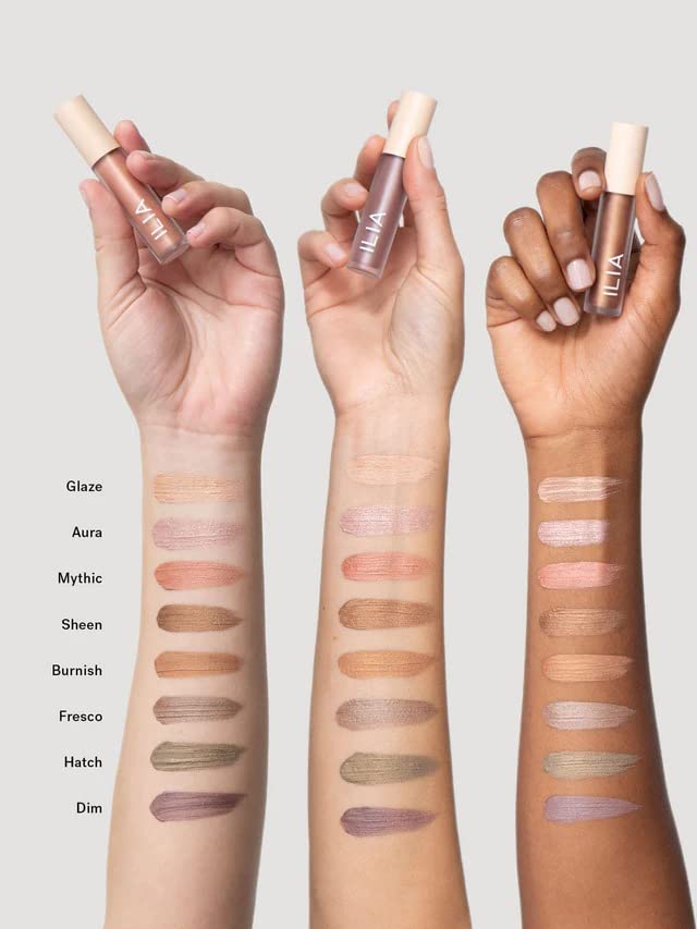 ILIA - Liquid Powder Chromatic Eye Tint | Non-Toxic, Vegan, Cruelty-Free, Clean Makeup (Burnish)