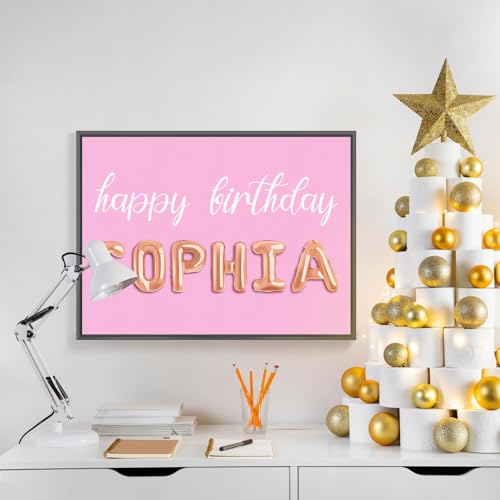 Happy Birthday Personalized Frame Tv Art | Custom Bday Frame Tv Art | Happy Birthday Art for Samsung TV | Birthday Digital Tv Art