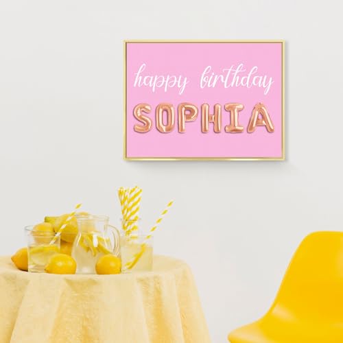 Happy Birthday Personalized Frame Tv Art | Custom Bday Frame Tv Art | Happy Birthday Art for Samsung TV | Birthday Digital Tv Art
