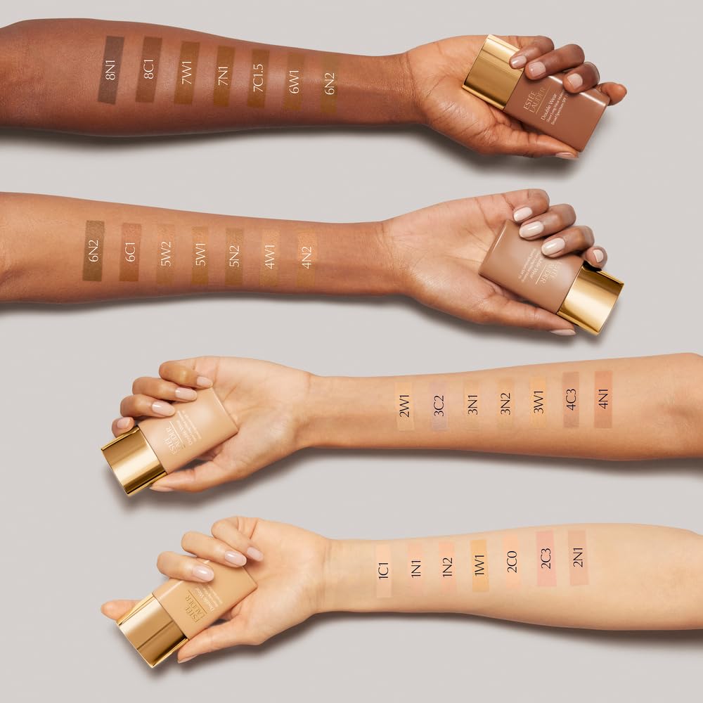 Estée Lauder Double Wear Sheer Matte Long-Wear Foundation SPF 19, 1.0 Fl Oz, 4C3 Softan