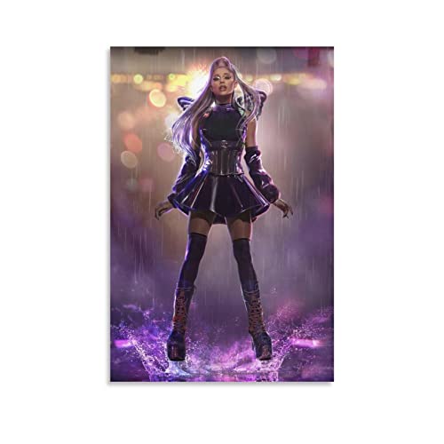 BIVEE Ariana Singer Grande Poster 08x12inch(20x30cm) Decorative Painting Canvas Wall Art Living Room Posters And Prints Unframed Wall Art Gifts Decor