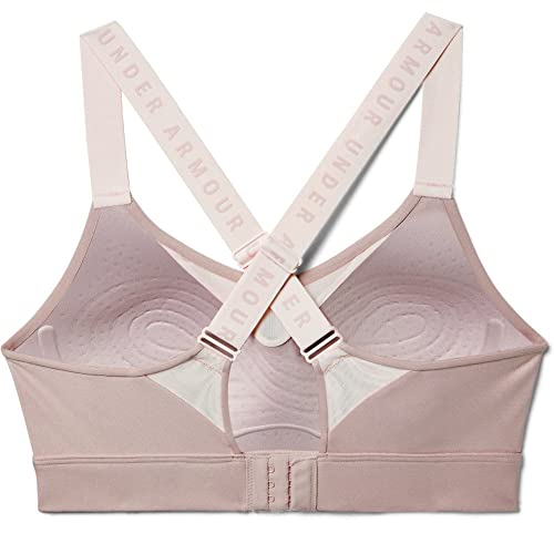 Under Armour Women's Limitless High Sports Bra , Dash Pink (667)/French Gray , Large