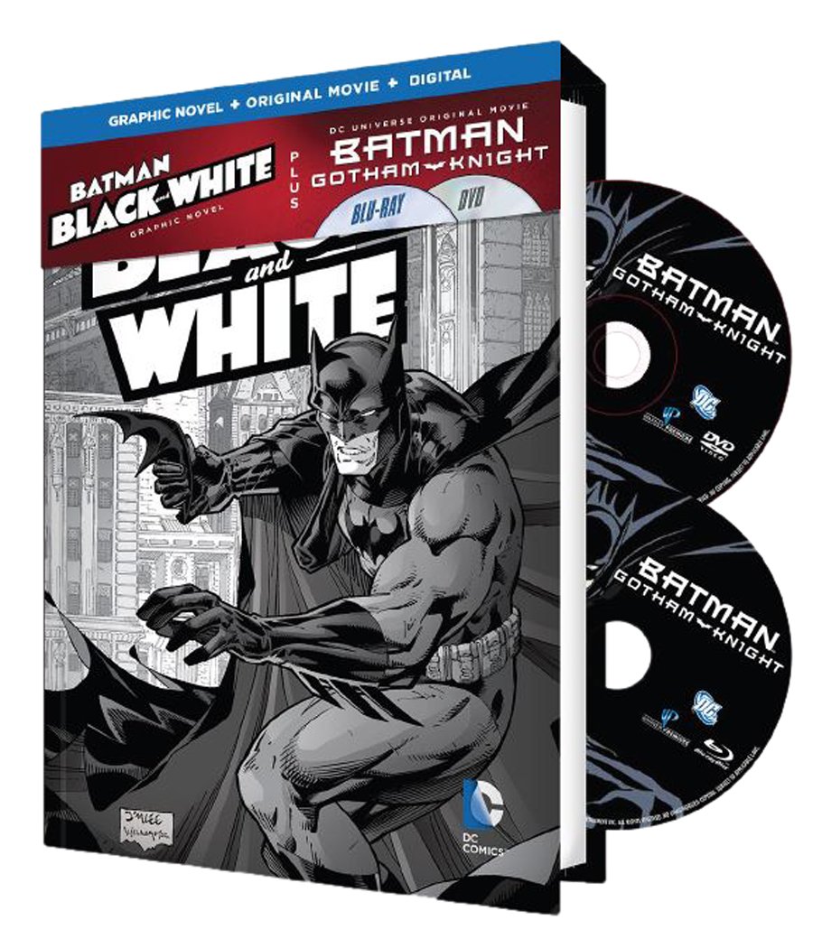 Batman Gotham Knight w/Batman Black & White Anthology Graphic Novel (Blu-ray/DVD/UV)
