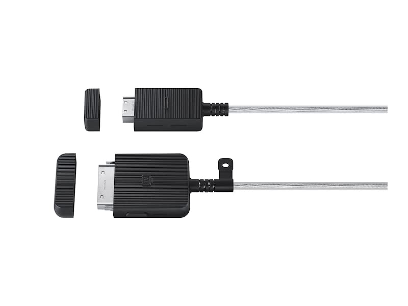 One Invisible Connection Cable for Samsung Neo QLED 8K Smart TV Model QN95A, QN700A, QN800A, QN900A, Compatible BN39-02688A E343577 21302 N23UC0870, 8FT (2.5M), Silver, NOT fit Samsung Frame TV