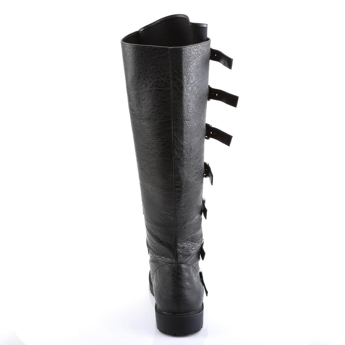 Funtasma Men's Gotham-110, Black Distressed Polyurethane, Small/8-9 M US