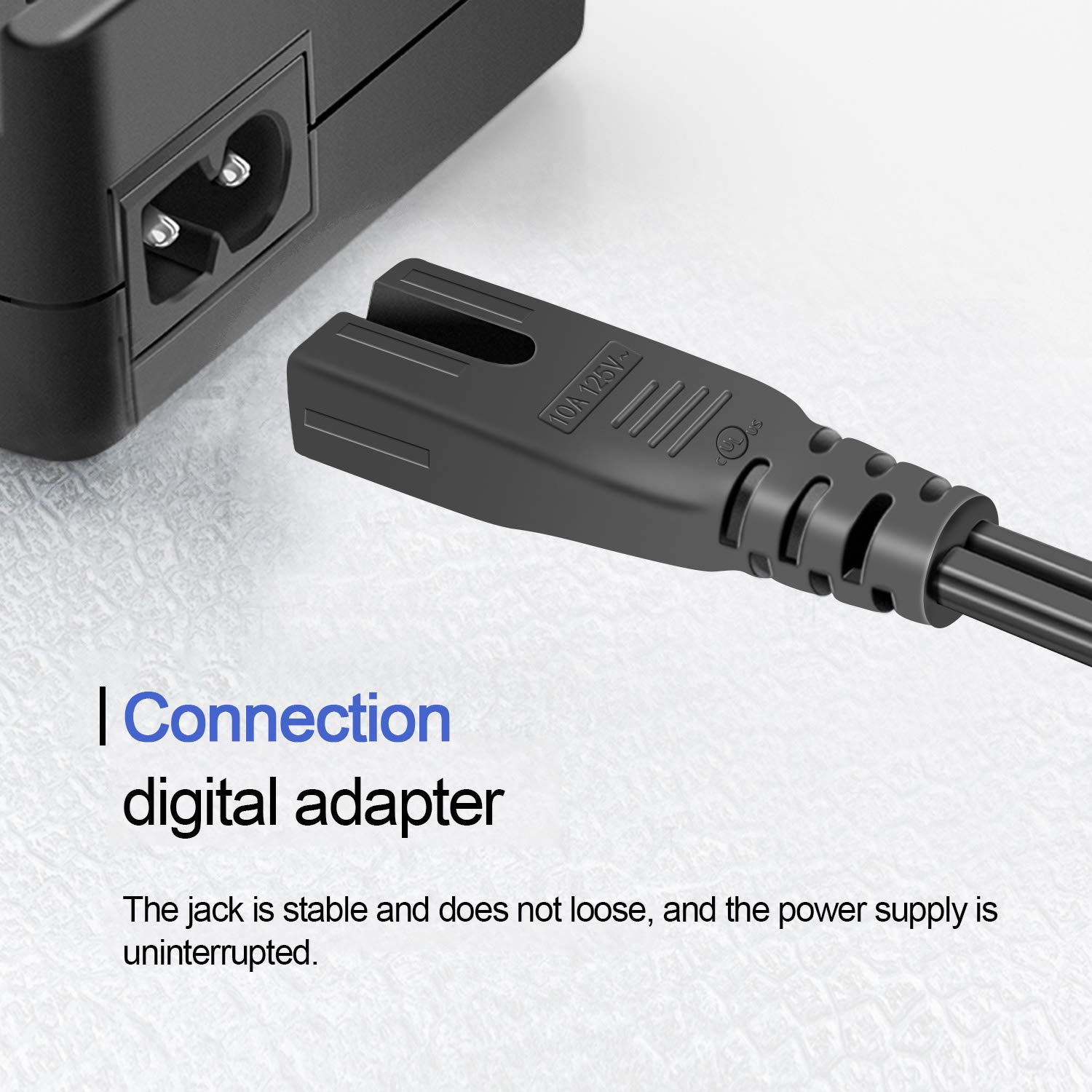 Cable Nahao 6 Ft AC Power Cord Compatible with Vizio TV E Series: E221-A1, E221-A1, E291-A1, E231-B1, E231i-B1; SmartCast E43-E2 LCD Monitor SB3621n-E8 SB3821-C6 SB3851-CO SB4051-C0 Sound Bar