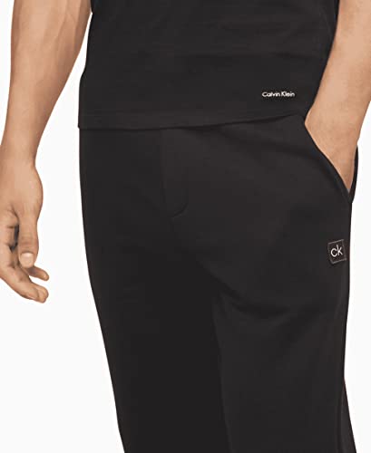 Calvin Klein mens 100% Cotton T-Shirt Packs 5 BLACK- SHORT SLEEVE SLIM FIT CREWNECK L