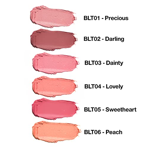Palladio I'm Blushing 2-in-1 Cheek and Lip Tint, Buildable Lightweight Cream Blush, Sheer Multi Stick Hydrating formula, All day wear, Easy Application, Shimmery, Blends Perfectly onto Skin, Darling
