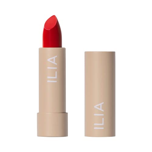 ILIA - Color Block Lipstick | Non-Toxic, Vegan, Cruelty-Free, Clean Makeup (Flame)
