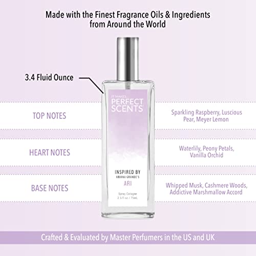 Perfect Scents | Inspired by Ariana Grande's Ari | Women’s Eau de Toilette | Vegan and Paraben Free | Never Tested on Animals | 2.5 Fl Oz